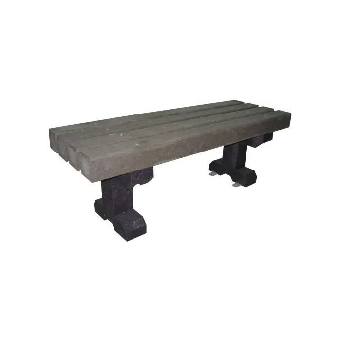 4-Ft. Recycled Plastic Flat Bench