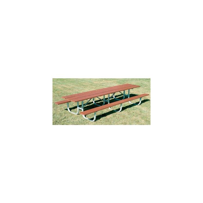 10-Ft. Heavy-Duty Wooden Shelter Picnic Table