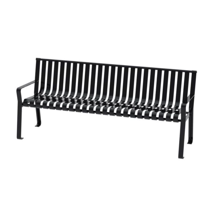 6' Olde Town Steel Strap Bench
