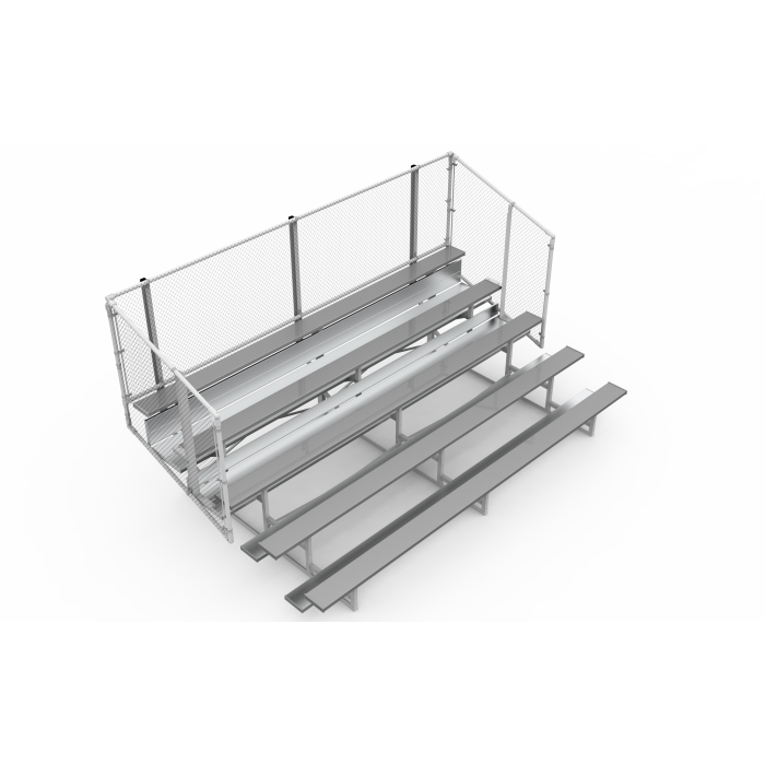 5 Row Aluminum Bleachers - Baseline Series