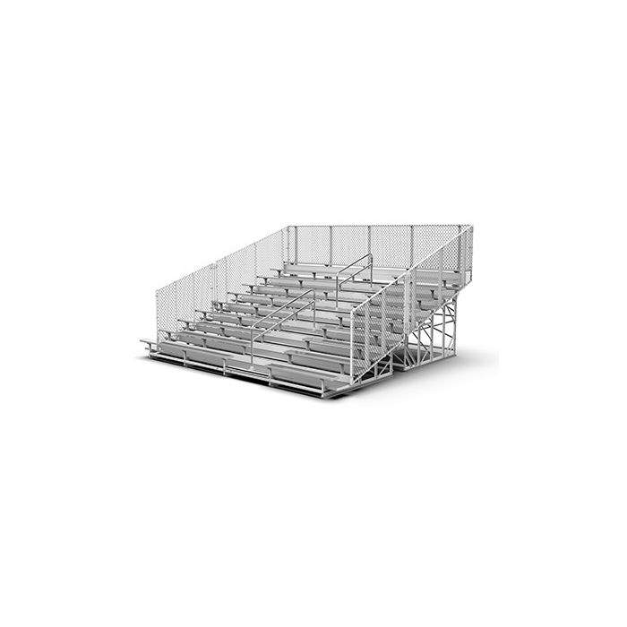 10 Row Transportable Aluminum Bleacher with Galvanized Steel Frame ...