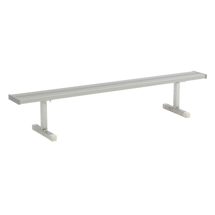 All Aluminum Bench without Back - Portable