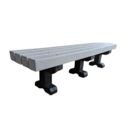 4-Ft. Recycled Plastic Flat Bench