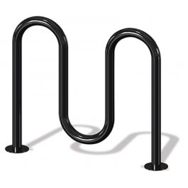 5 Bike Wave Rack - 2 3/8in Heavy-Duty