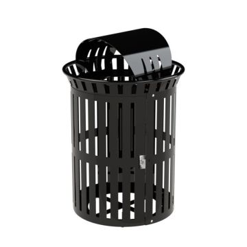 Steel Trash Receptacles | Steel Trash Cans | Metal Trash Cans