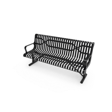 Metal Benches | Strap Metal Benches | Metal Outdoor Benches