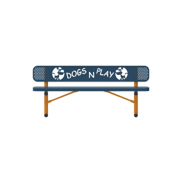Metal Benches | Strap Metal Benches | Metal Outdoor Benches