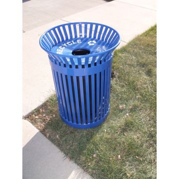 Steel Trash Receptacles | Steel Trash Cans | Metal Trash Cans