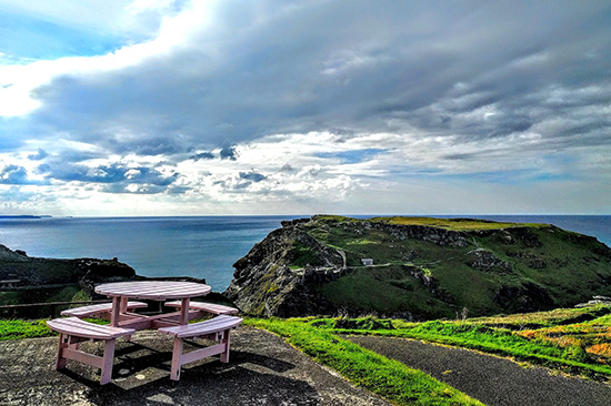 Picnic tables with fantastic waterfront views - awesome dining for families