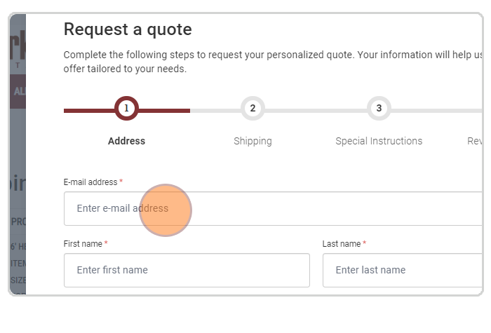 How to Request a Quote